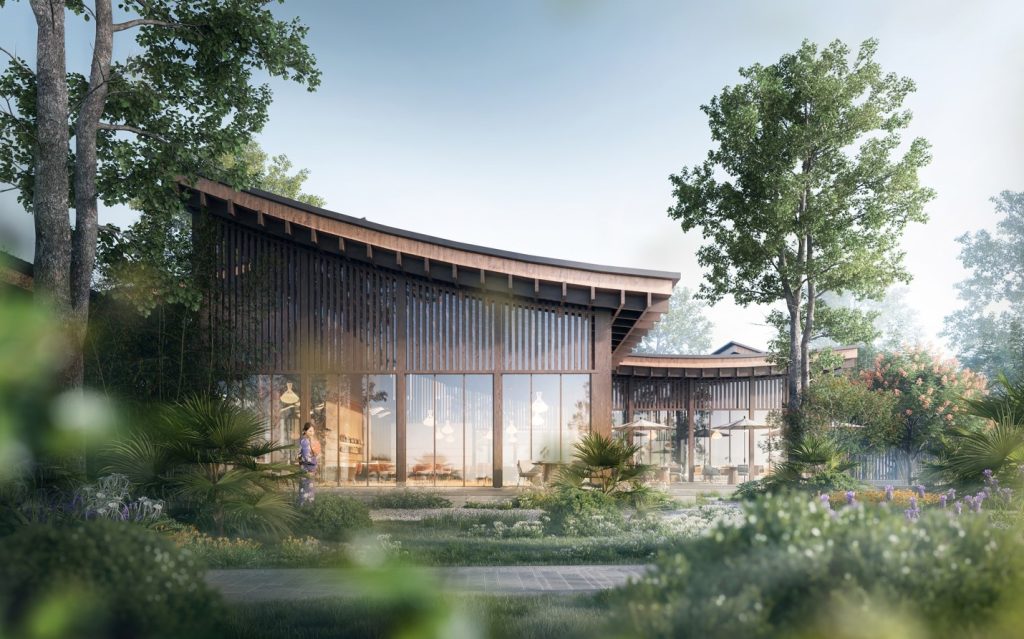 Tổ hợp Trị liệu Onsen Clubhouse Ecovillage - Công trình kiến trúc nghệ ...