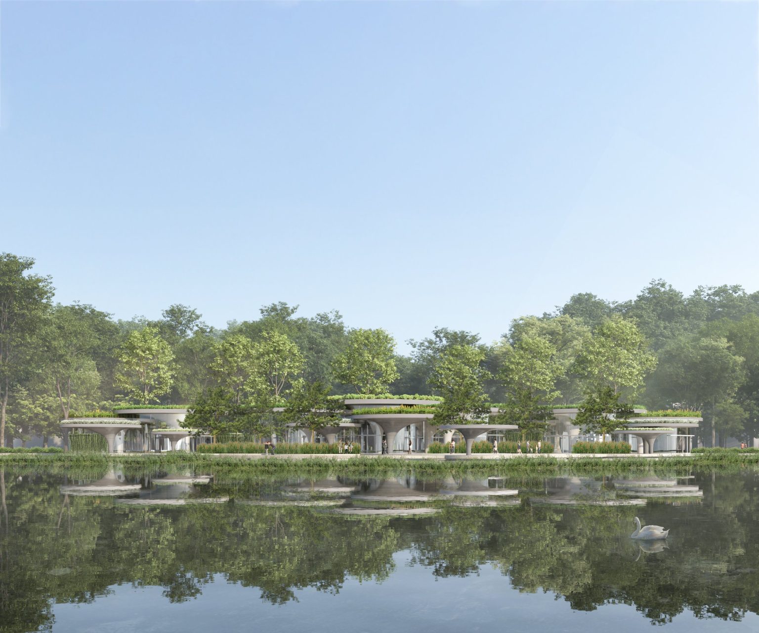 Ấn tượng với thiết kế độc đáo của Clubhouse tại Eco Retreat Long An