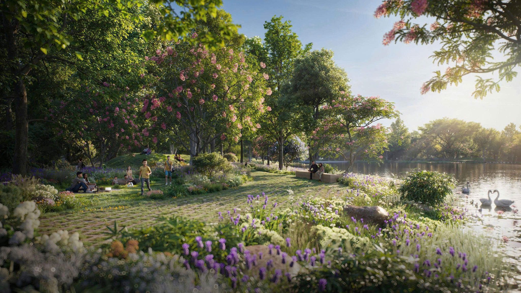 Có những tiện ích gì trong công viên Hamani tại Retreat Forest